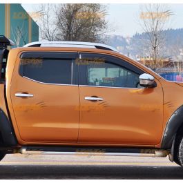 Windows Wind Deflectors for Nissan Navara NP300 2014 - 2021 Double Cab